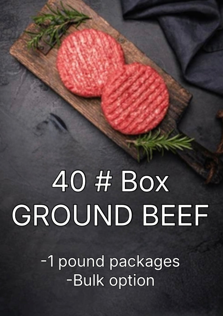 bulk box- 40# Ground Beef Box – Gerard Family Beef